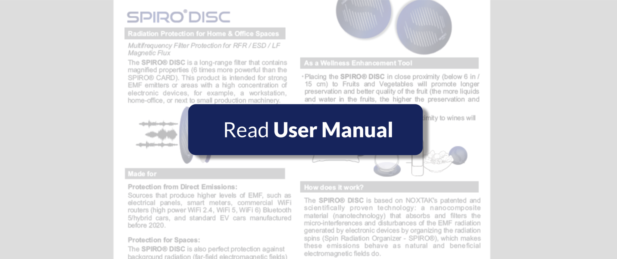 SPIRO® DISC - Multipurpose Electromagnetic Filter: Spaces, Appliances ...